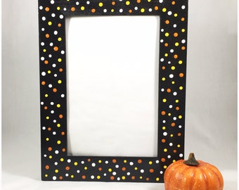 Polka dot frame | Etsy