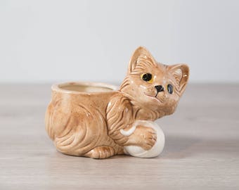 Cat planter | Etsy