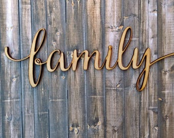 Family wall sign | Etsy