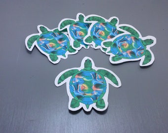 The Sea Turtle Art Sticker