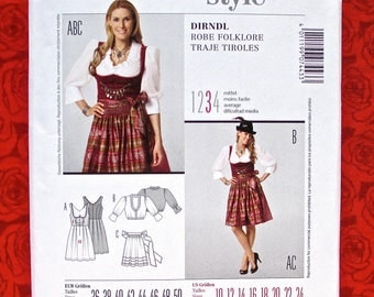 Dirndl pattern | Etsy