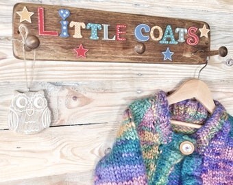 Kids coat hook | Etsy