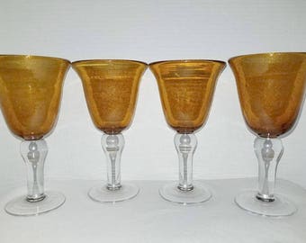 Amber goblets | Etsy