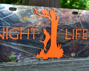 Outdoor Vinyl Coon Hunting Night Life Decal