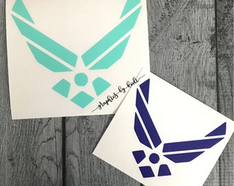 Air force decal | Etsy
