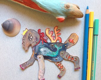 Shadow puppet | Etsy