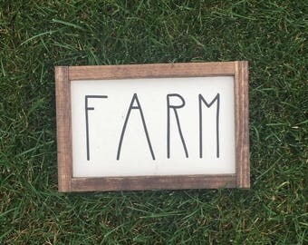 Bless our Farm and Animals Hand Screened Wood Sign