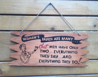 Vintage wood signs sayings | Etsy