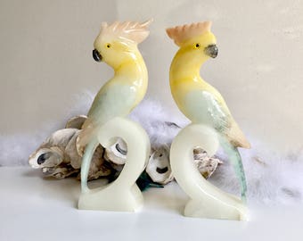 Alabaster owls | Etsy