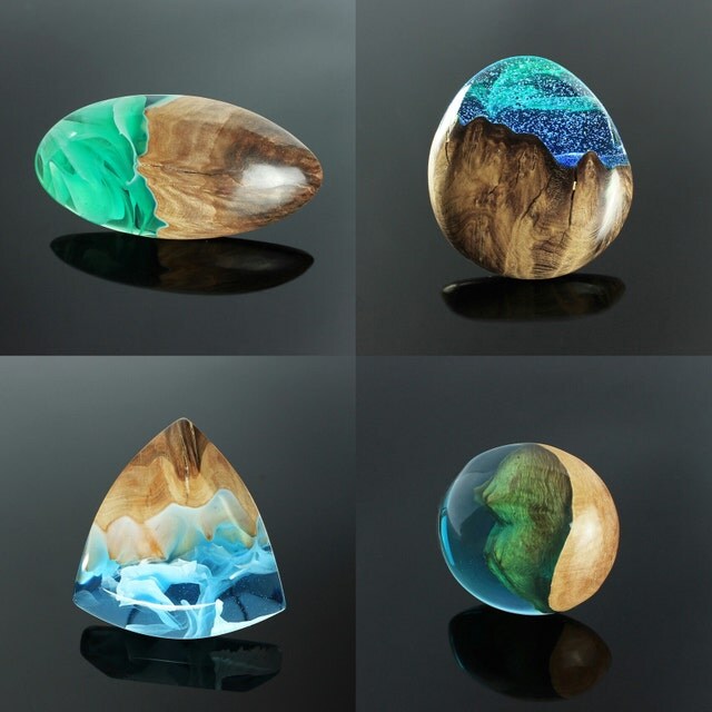 Wood & Resin. In harmony with nature von WoodAllGood auf Etsy