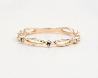 Sapphire ring | Etsy