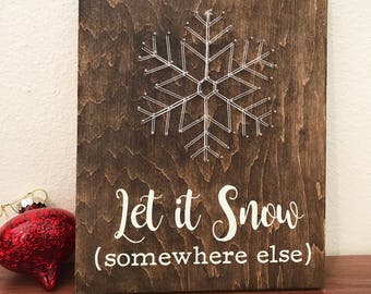 Snowflake string art | Etsy