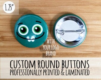 Pin back buttons | Etsy