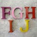 Personalised Free Standing Letters Free Standing Letters 3D