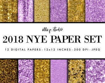 Purple glitter paper | Etsy