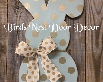 Bunny door hanger | Etsy