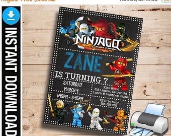 Ninjago invite | Etsy