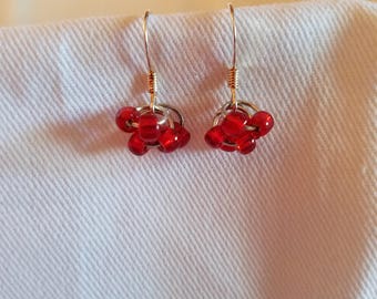 Cluster earrings | Etsy