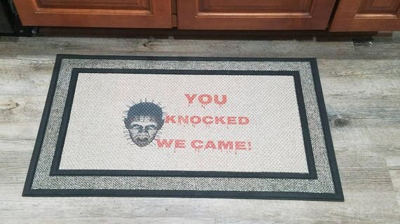 Hellraiser Inspired Door Mat