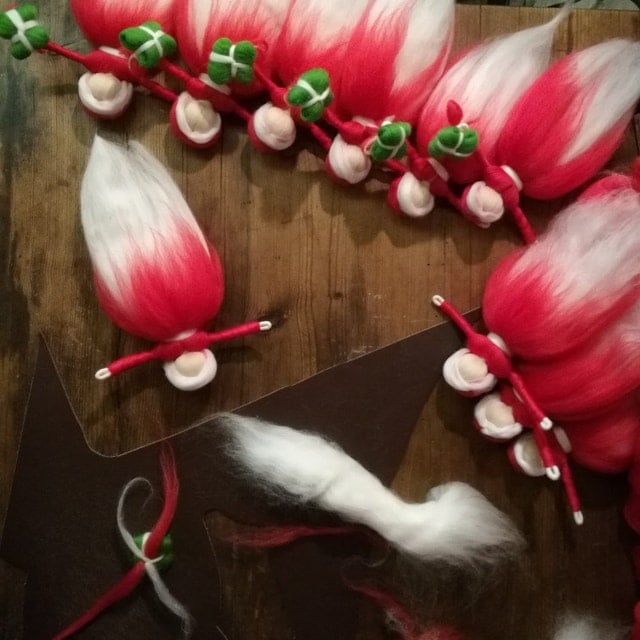 Waldorf angels wool felted fairies ready to by elfkendalfairies