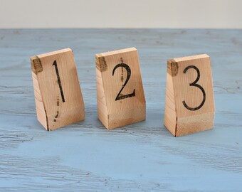 Modern table numbers | Etsy