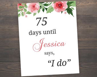 Wedding countdown | Etsy
