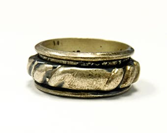 Silver spinning ring | Etsy