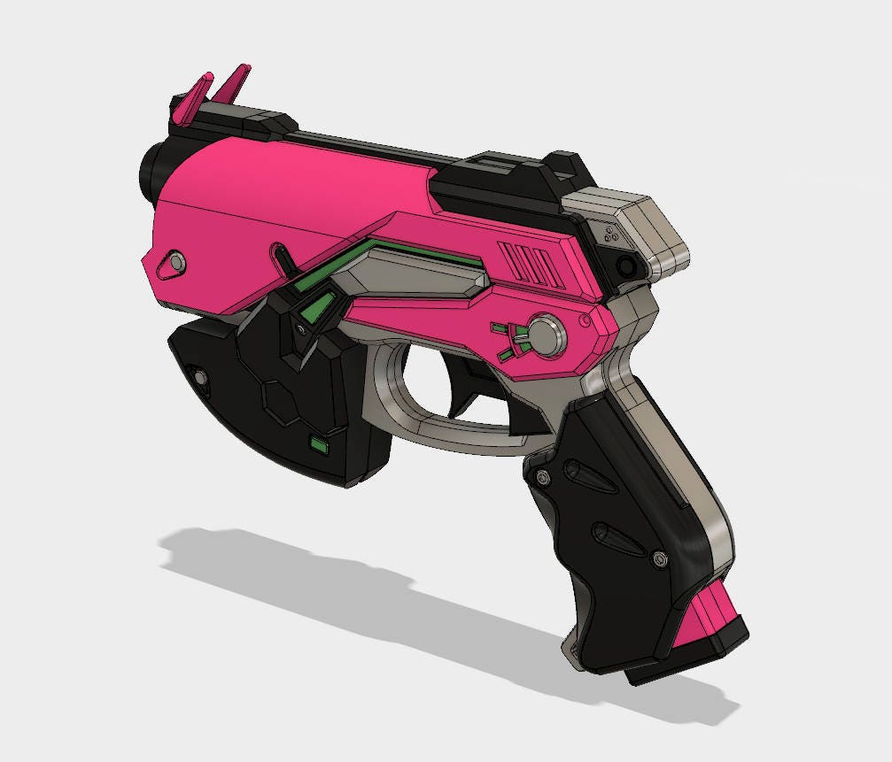 DVA GUN overwatch 3d files