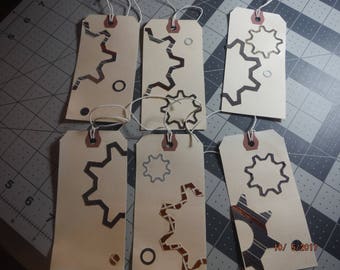 Steampunk gift tag | Etsy