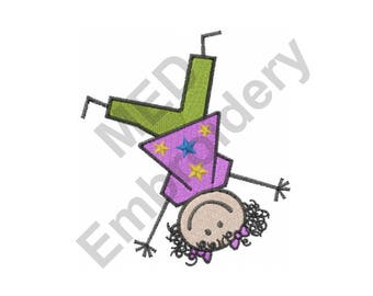 Cartwheel girl | Etsy