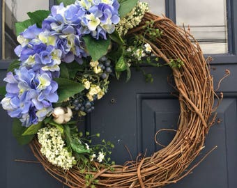 Wicker wreath | Etsy