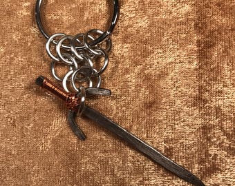 Sword keychain | Etsy