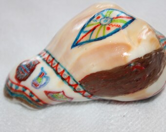Painted conch shells | Etsy