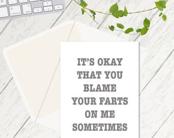 Fart card | Etsy