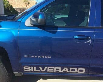 Silverado decal | Etsy