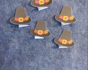 Pilgrim Hat and Collar Photo Props Crochet Pattern PDF 473