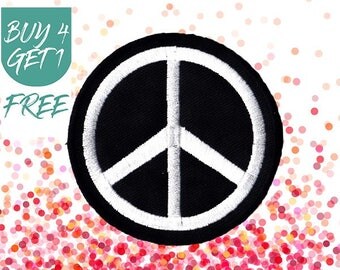 Peace sign patch | Etsy