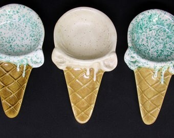 Ceramic ice cream | Etsy