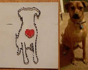 Dog string art | Etsy