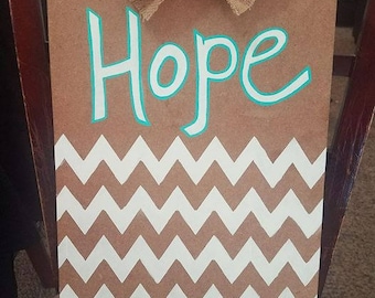 Hope sign | Etsy