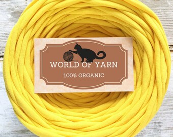 Tshirt yarn necklace | Etsy