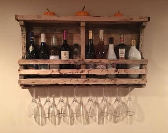 Wine bottle display | Etsy