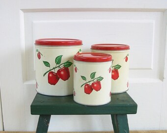Apple canister | Etsy