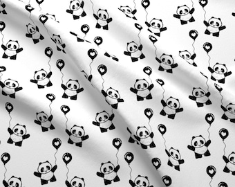 Panda fabric | Etsy