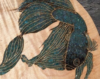 Inlay cutting board | Etsy