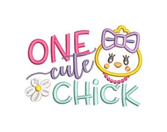 Chick applique | Etsy