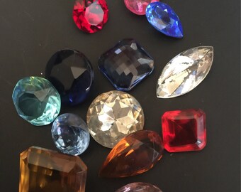 gemstone print 'Gemstones and Precious Stones' from a