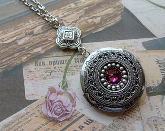 Solid perfume locket | Etsy