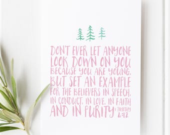 Watercolor bible | Etsy