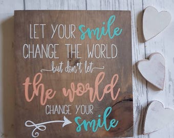 Let your smile | Etsy